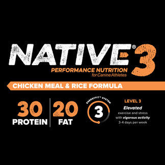 Native Level 3 | High Energy Dog Food | Native Dog Food